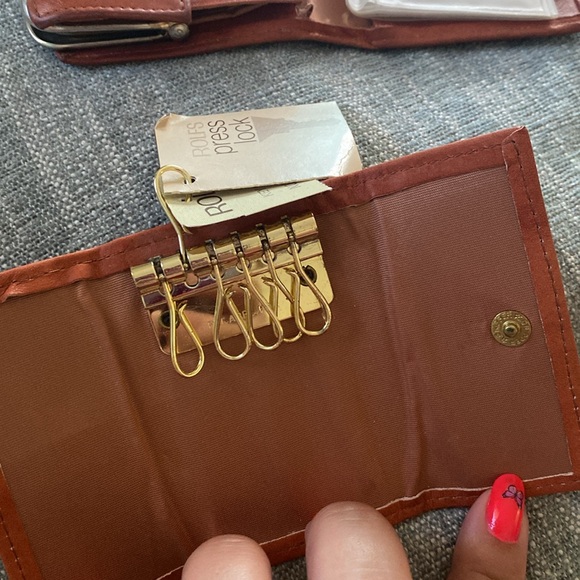Rolfs | Bags | Vintage Leather Rolfs Wallet And Key Caddy | Poshmark